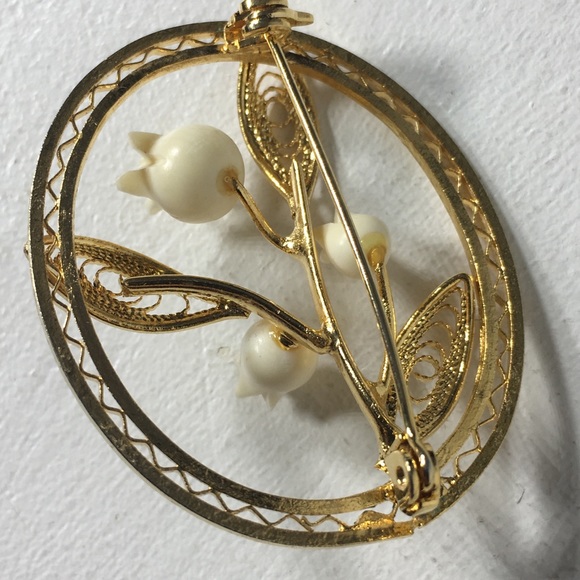Vintage | Jewelry | Vintage Oval Rose Gold Tone Broochpin | Poshmark